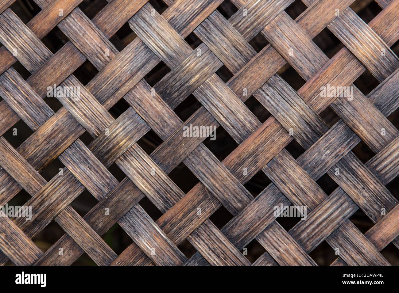 Bamboo basketry weave texture background Stock Photo - Alamy