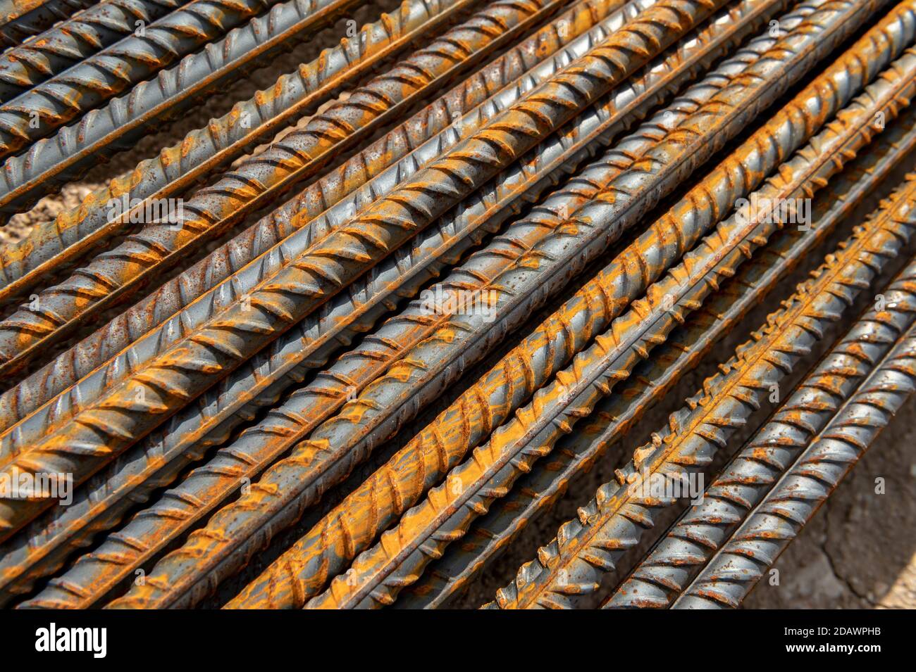 Iron bars for construction use Stock Photo - Alamy