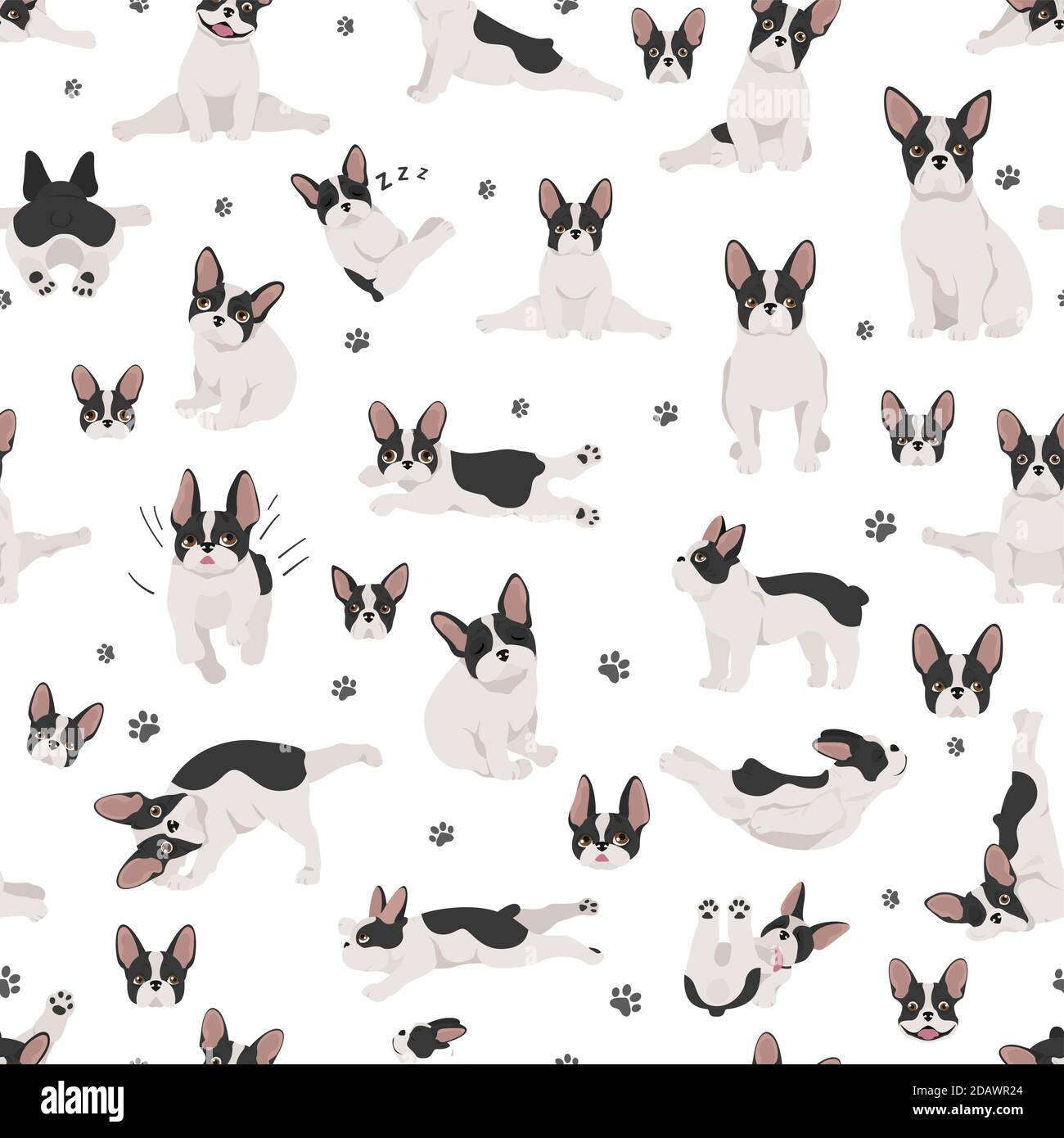 French Bulldog Pattern