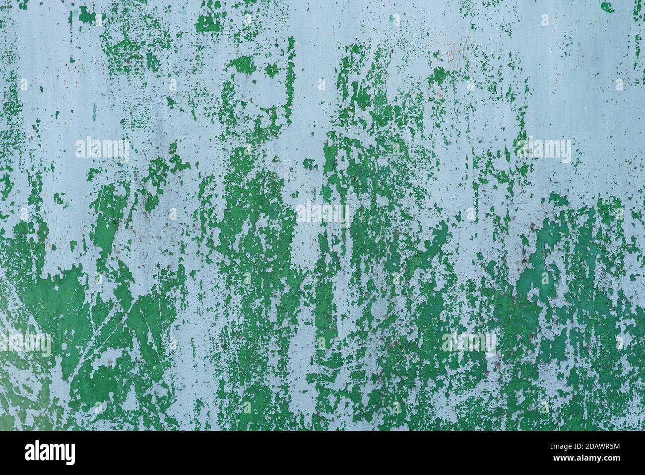 Painted in green old cracked metal rusted background. Metal texture ...