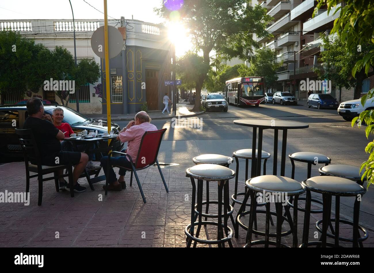Men in street cafe hi-res stock photography and images - Alamy