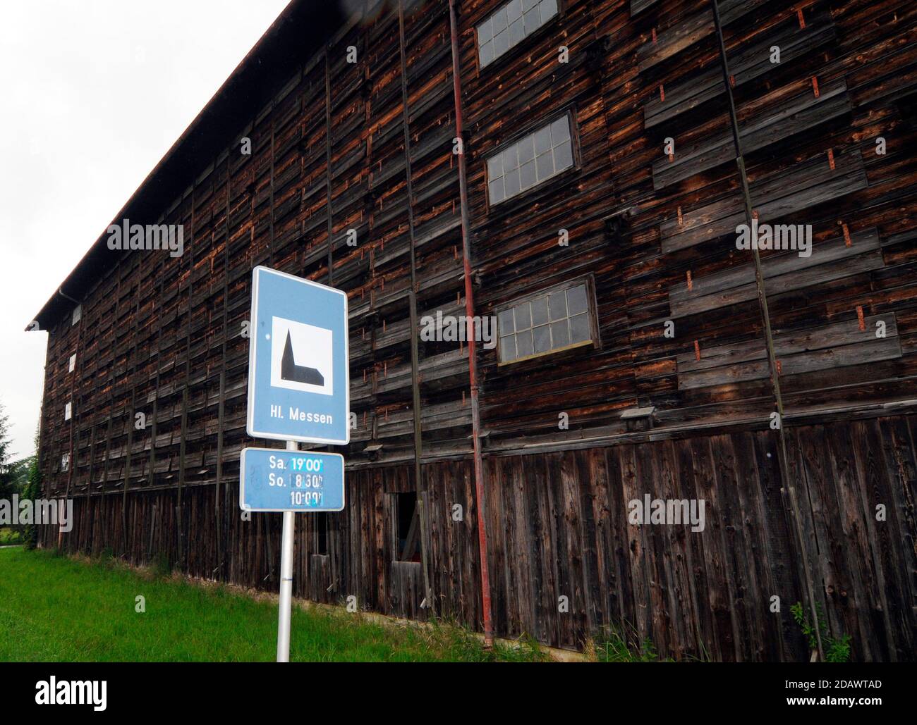 obsolete and abandoned industrial timber warehouse, a timber ...