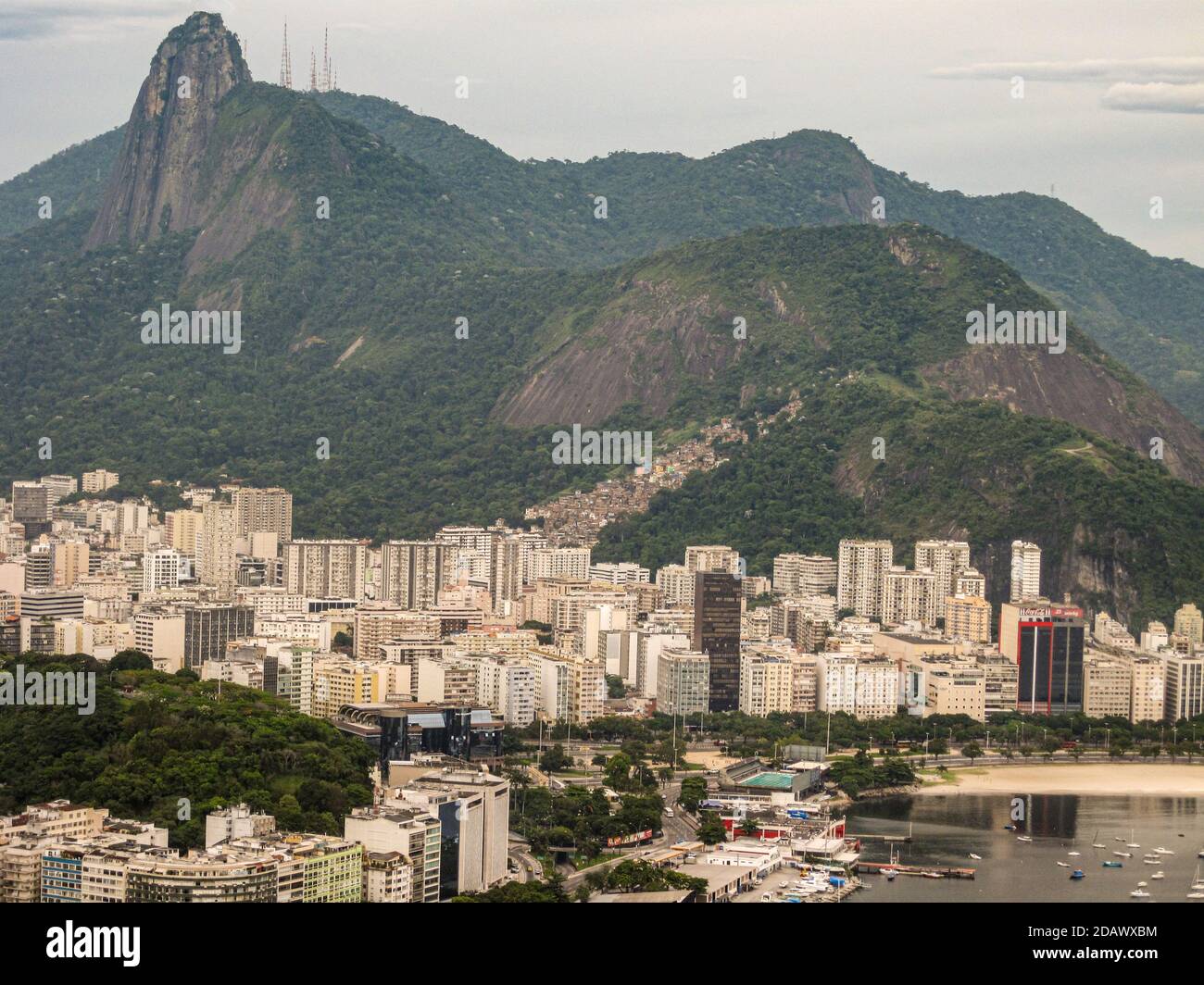 Rio de Janeiro, Brazil - December 25, 2008: Christmas day. Botafogo ...
