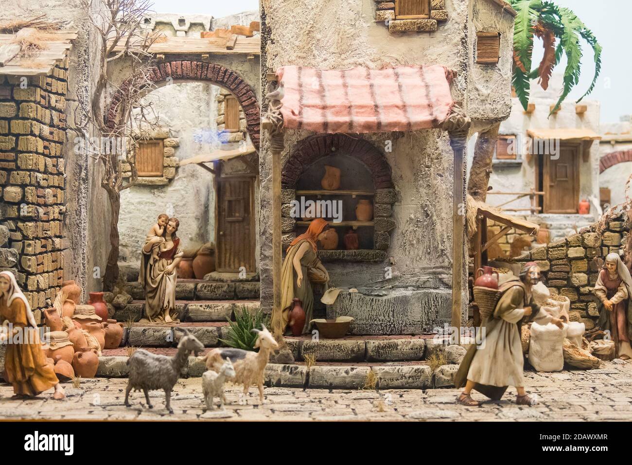 Naples, Italy December 2016 - The art of Neapolitan nativity of S ...