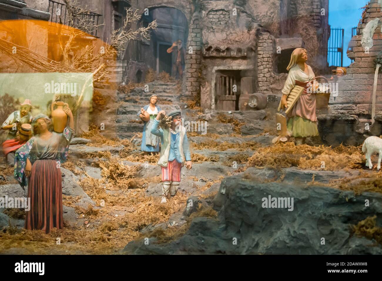 Naples, Italy December 2016 - The art of Neapolitan nativity of S ...