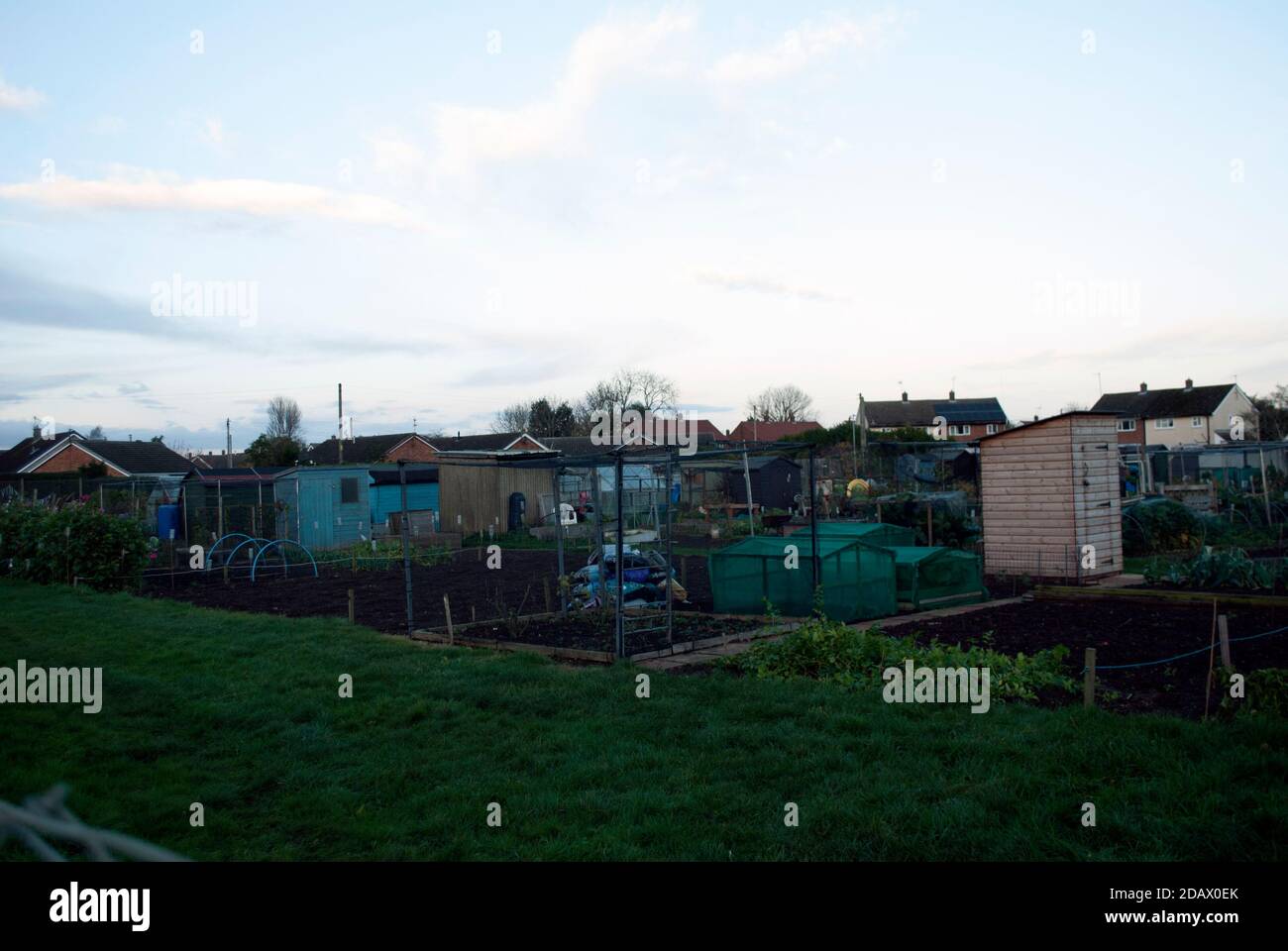 Allotments in ruskington village hi-res stock photography and images ...