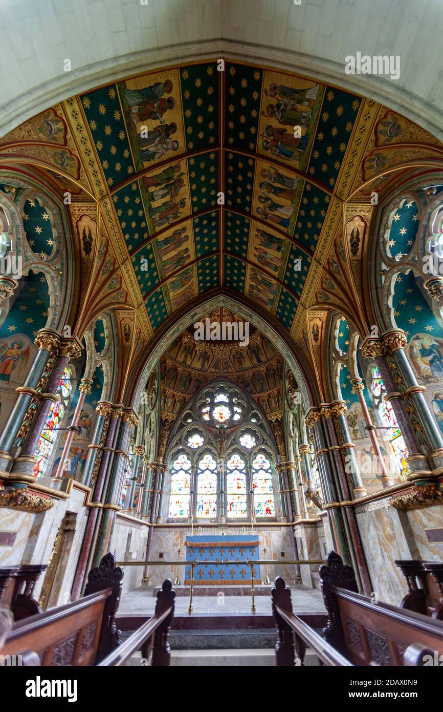 The chancel, the Church of St Mary, Studley Royal,, North Yorkshire ...