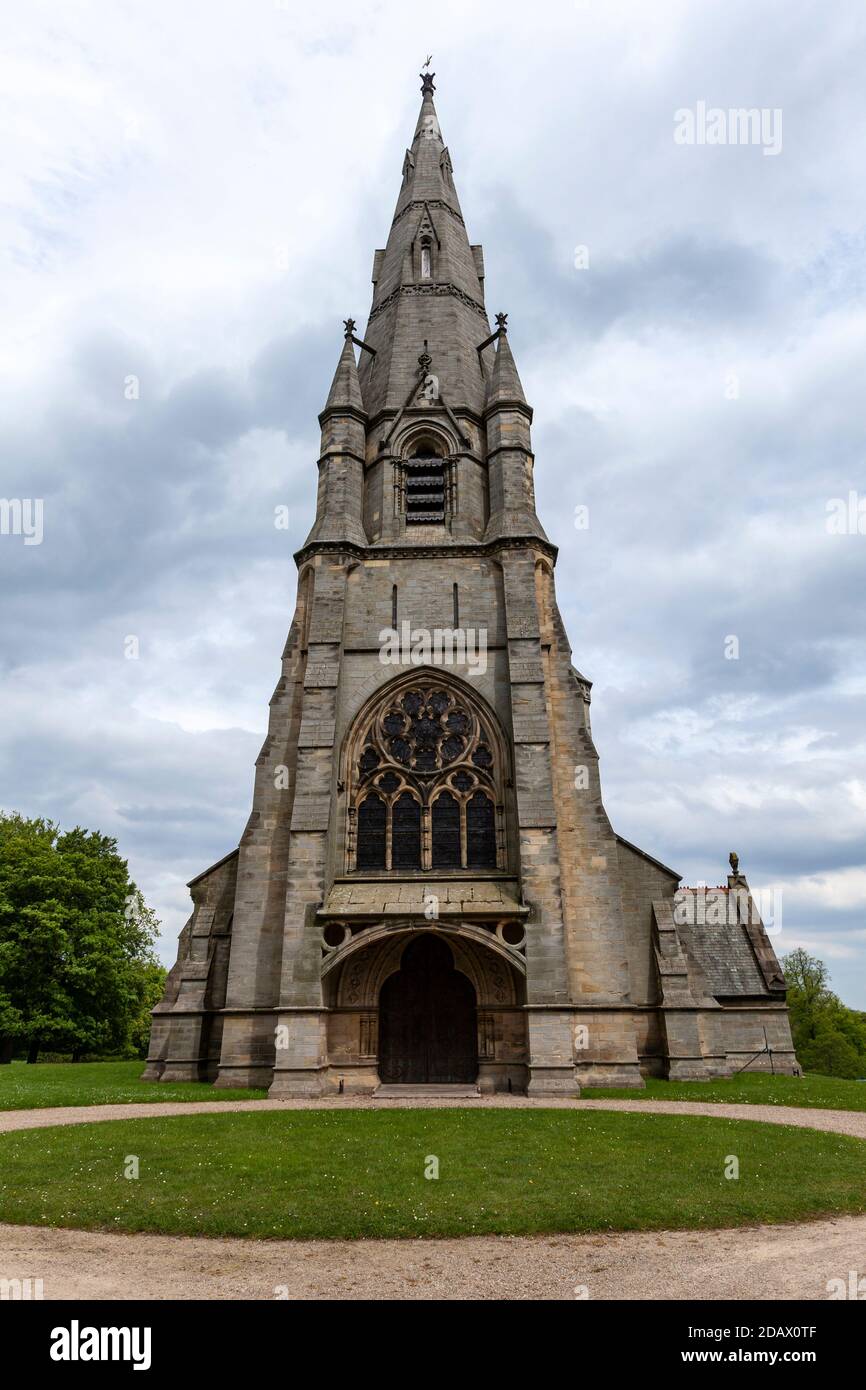 The Church of St Mary, Studley Royal,, North Yorkshire, England, UK ...