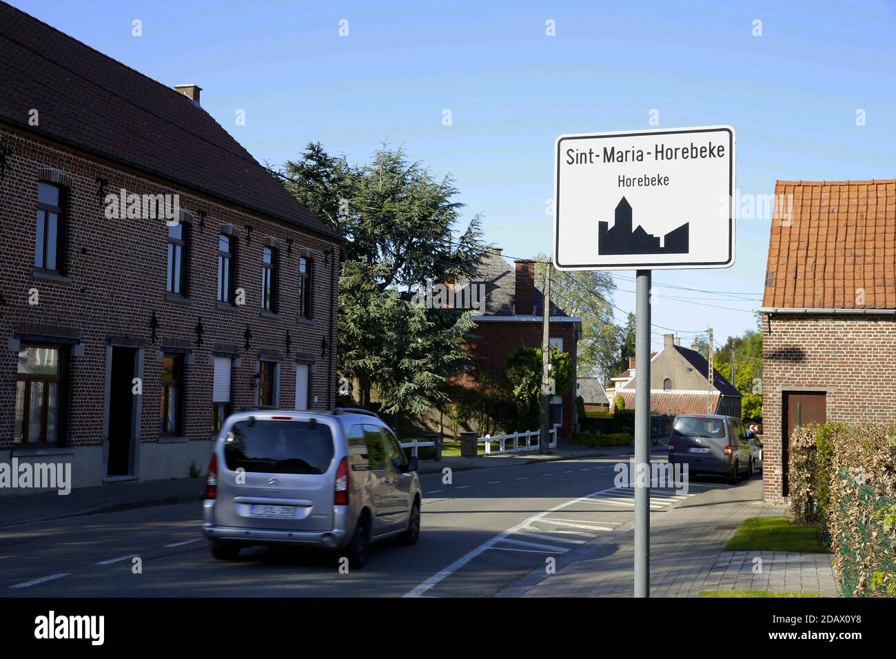 Illustration shows the name of Sint-Maria-Horebeke, part of Horebeke ...