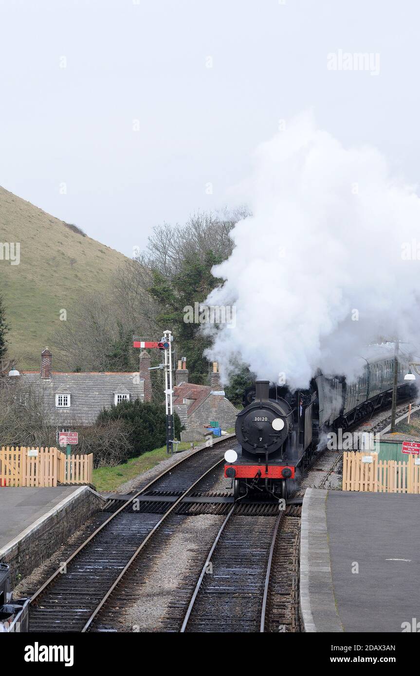 Lswr m7 class steam locomotive hi-res stock photography and images - Alamy