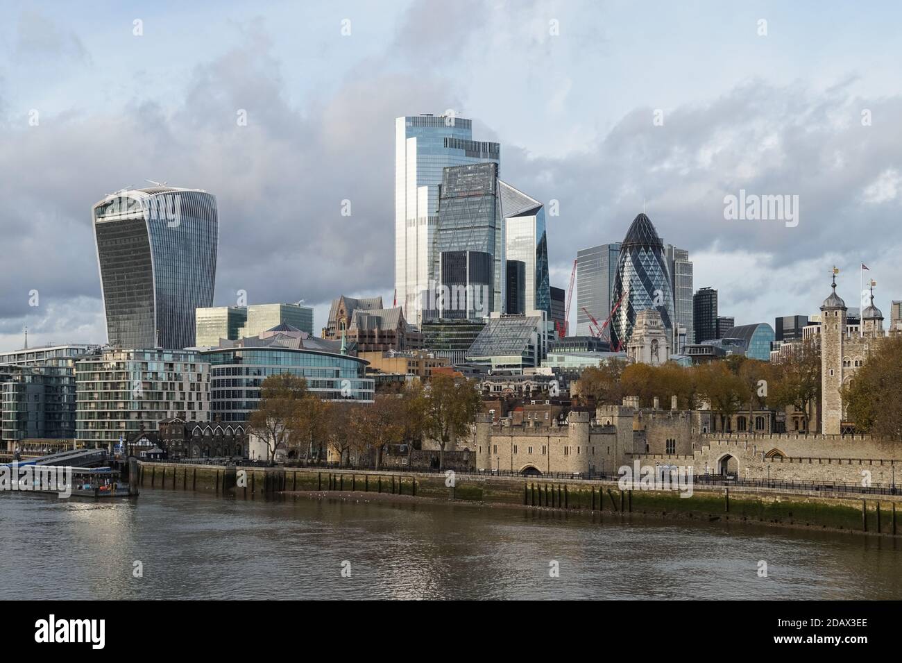 Skyscrapers in the City of London, England United Kingdom UK Stock ...