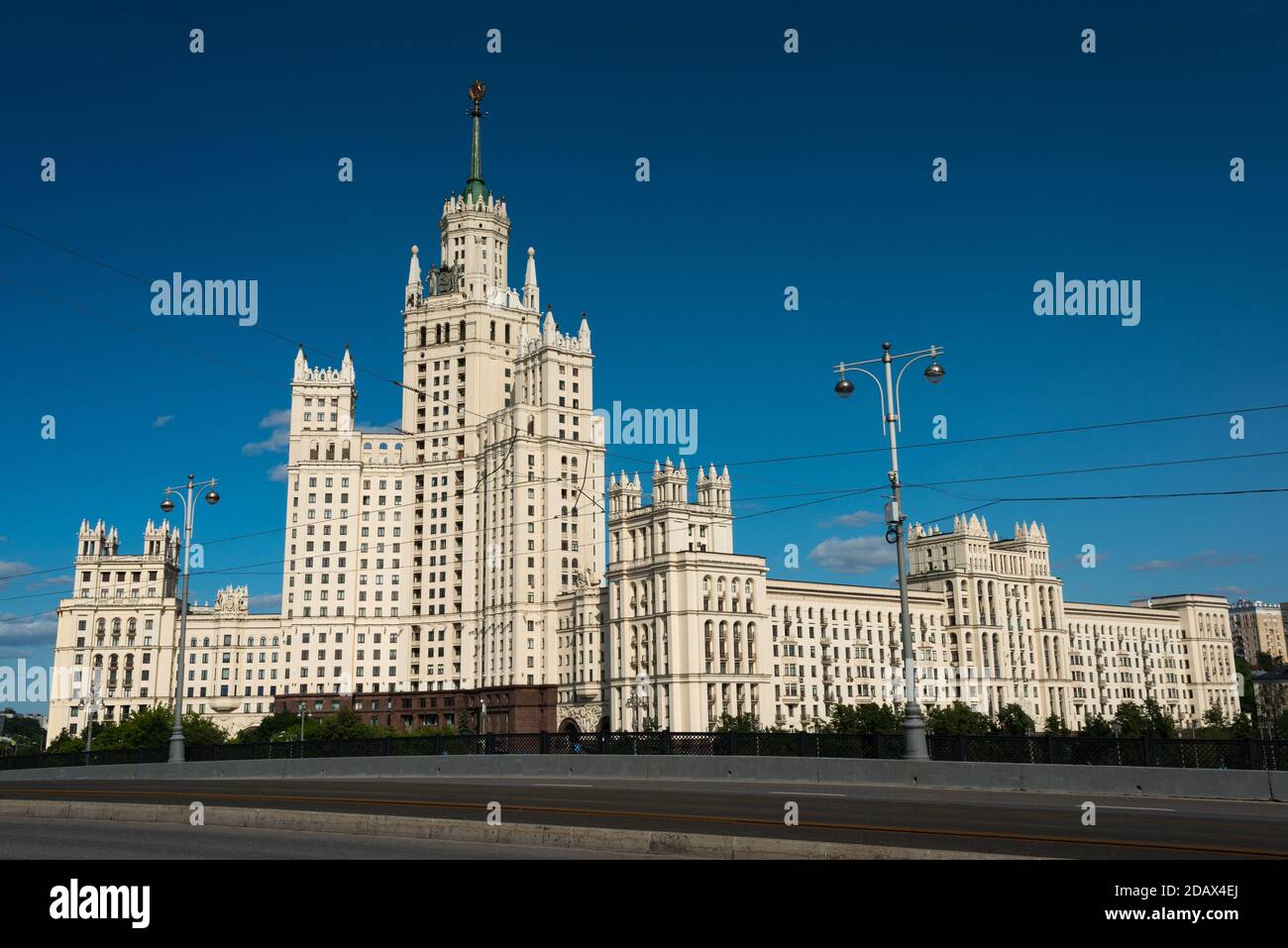 Famous Stalin era apartment building in Moscow on Kotelnicheskaya ...