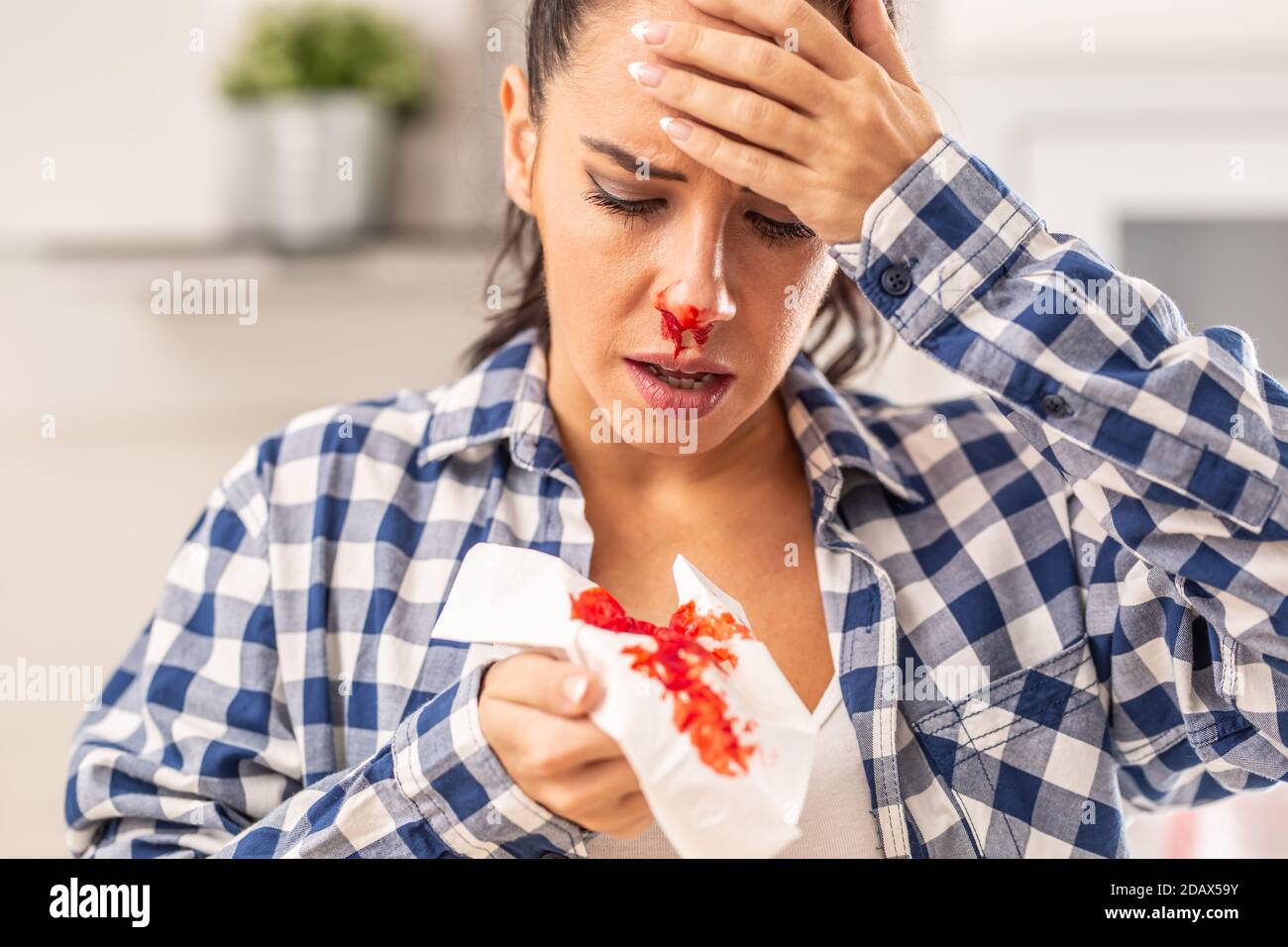 Bloody tissue hi-res stock photography and images - Alamy