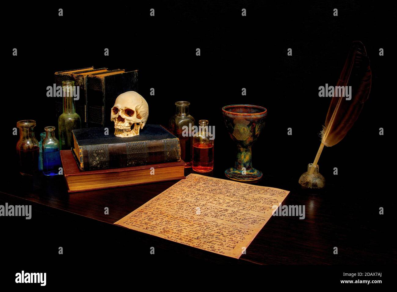 Skeleton writing hi-res stock photography and images - Alamy