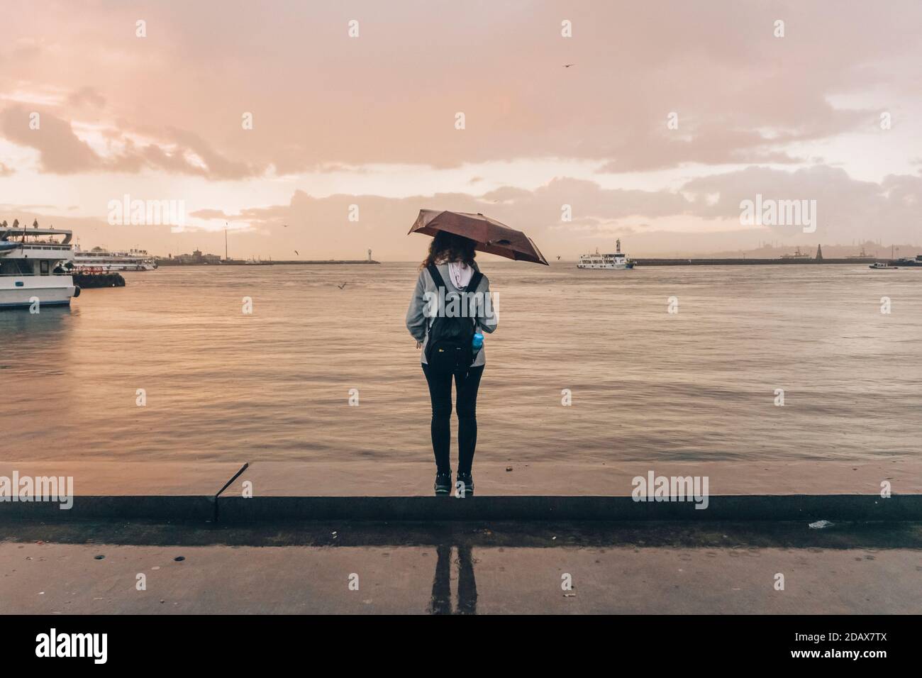 Lonely Girl Pictures In The Rain