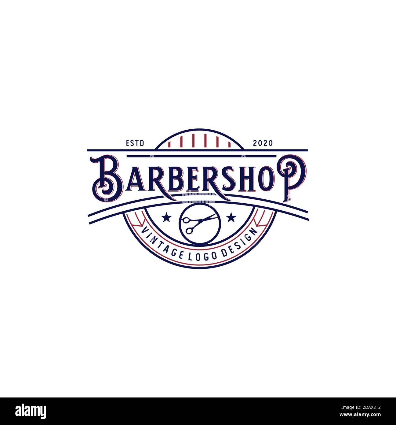Barber Logo Design Razor