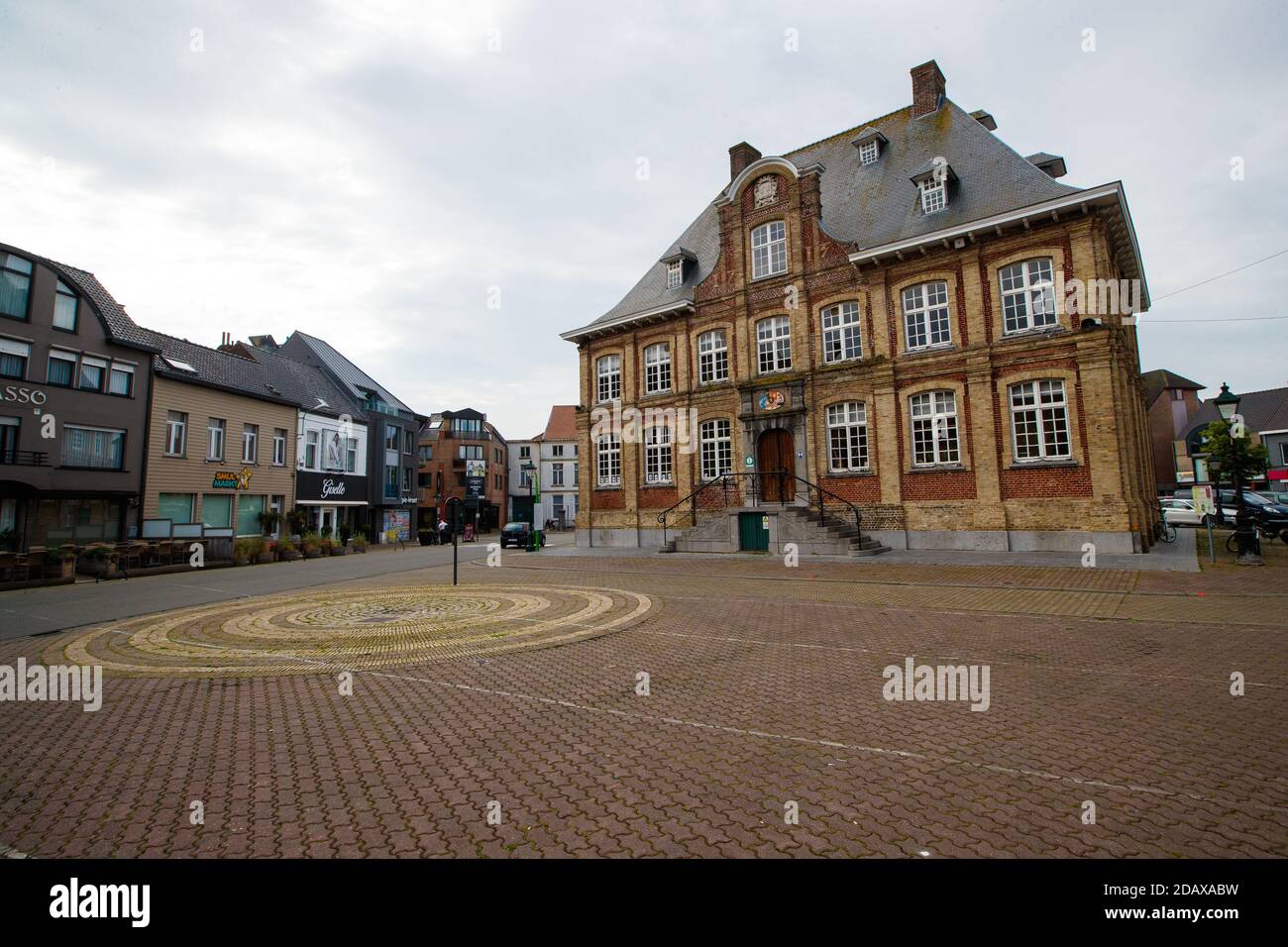 Illustration shows the city centre of the Torhout municipality, Monday ...