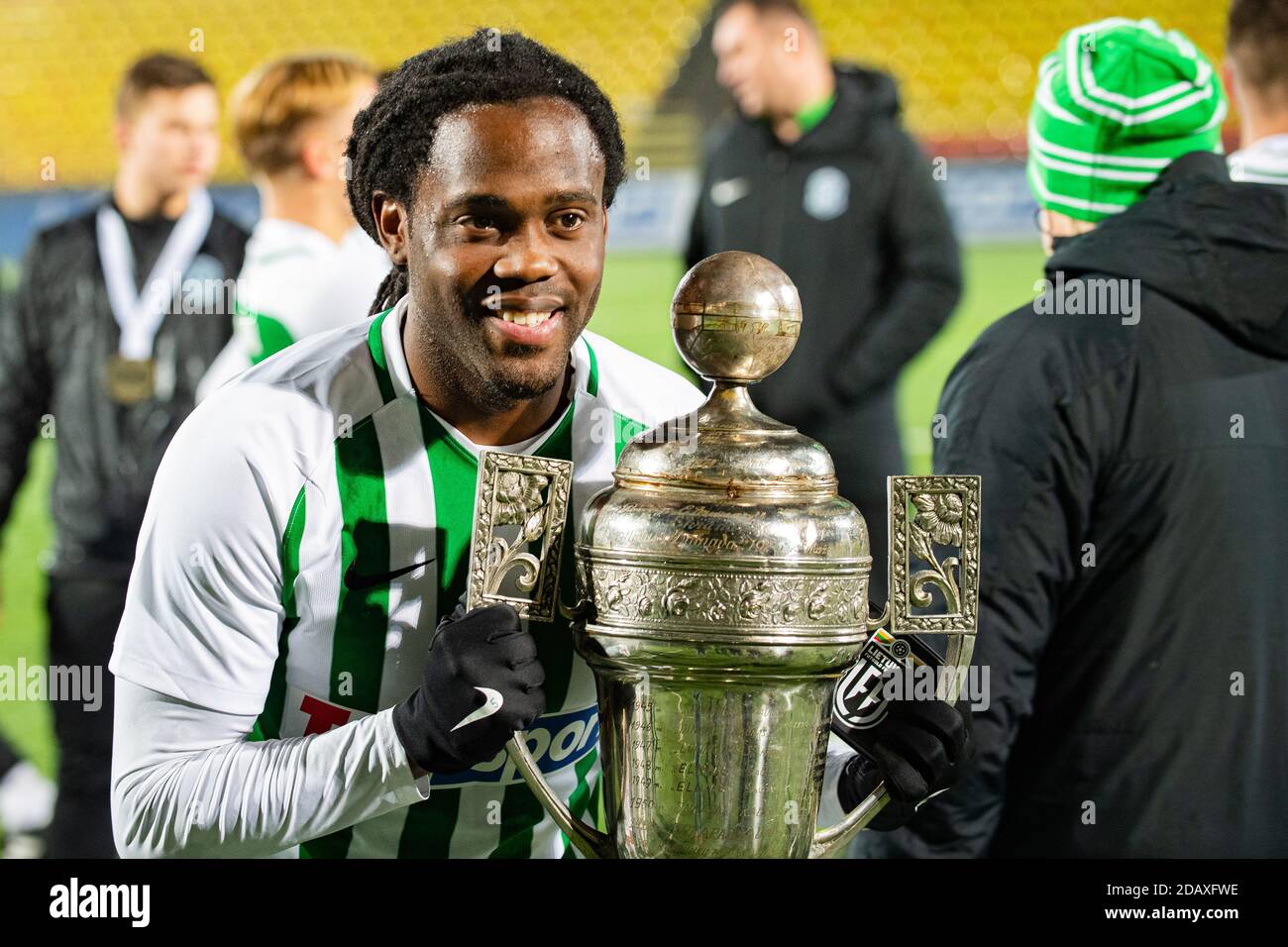 2020 11 14. Lithuania, Vilnius. Lithuanian football championship ...