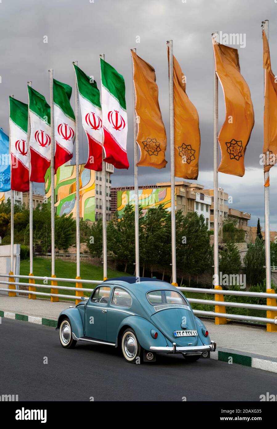 Volkswagen Classic car in Tehran, Iran Stock Photo - Alamy