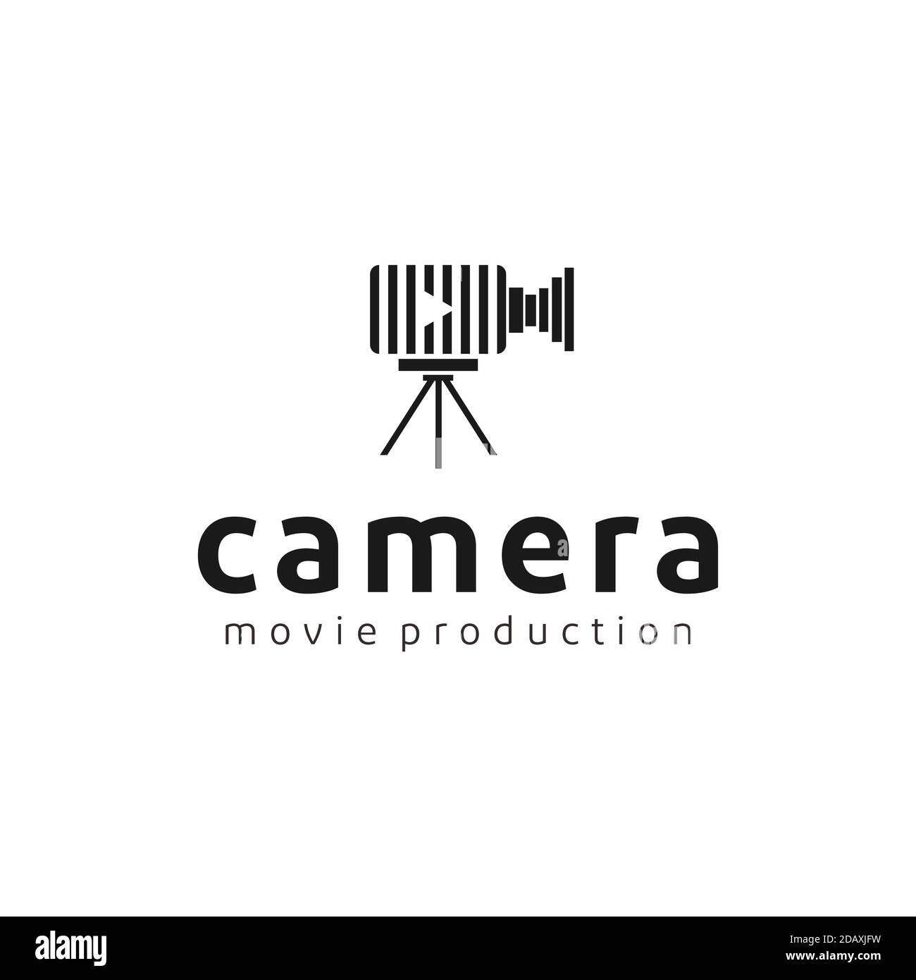 Vintage Video Camera Film Movie Logo design Stock Vector Image & Art ...