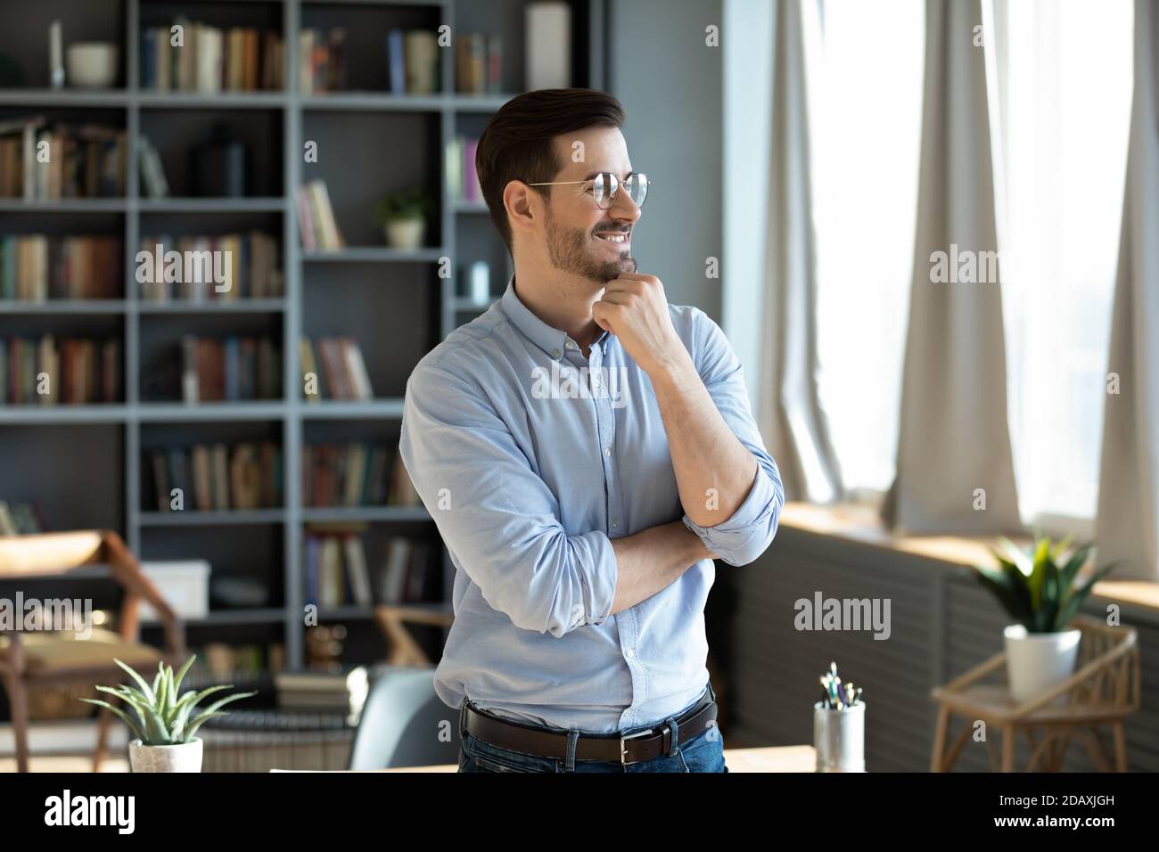 Thinking thinker contemplating hi-res stock photography and images - Alamy
