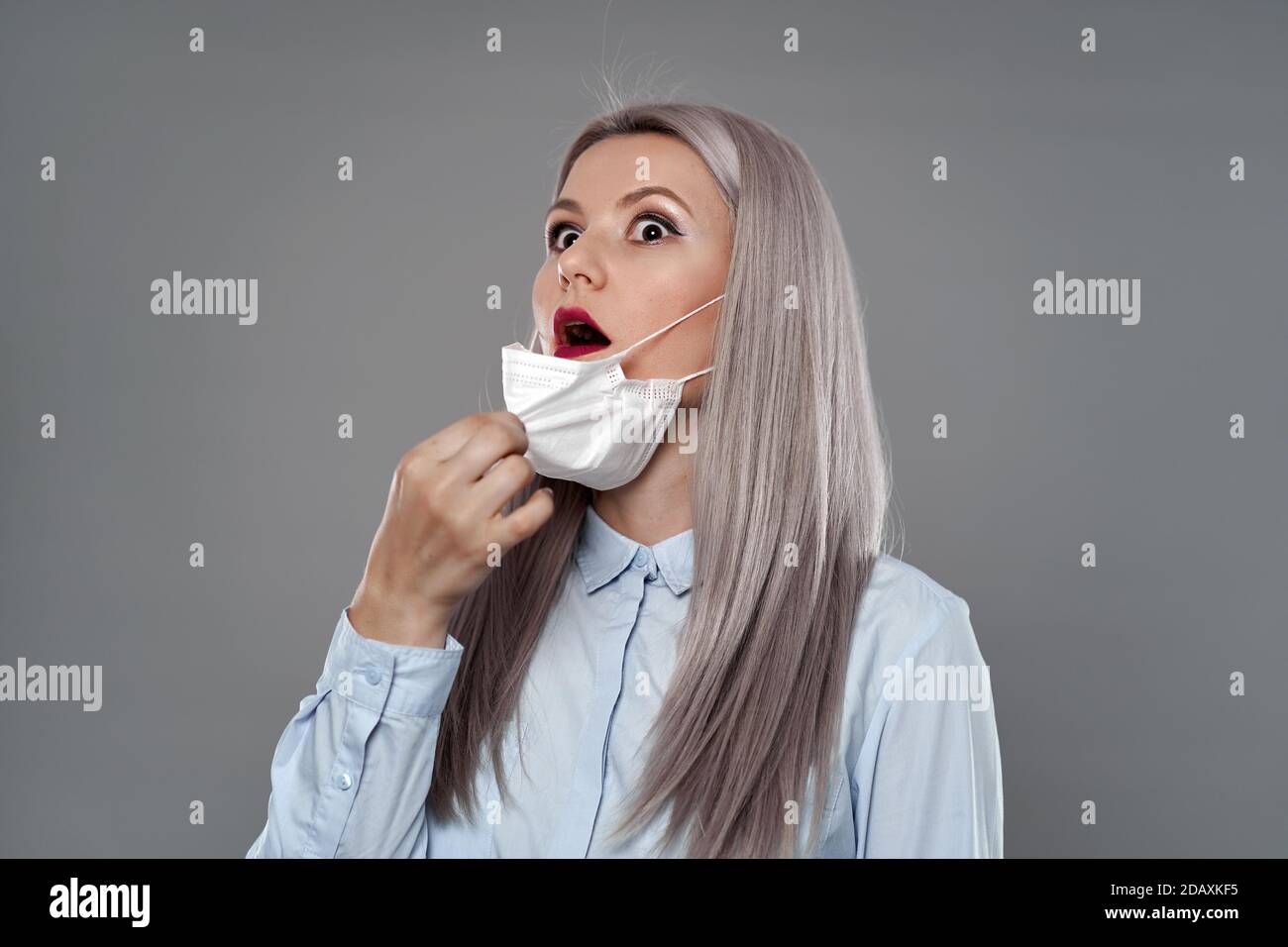 Gasping for air hi-res stock photography and images - Alamy