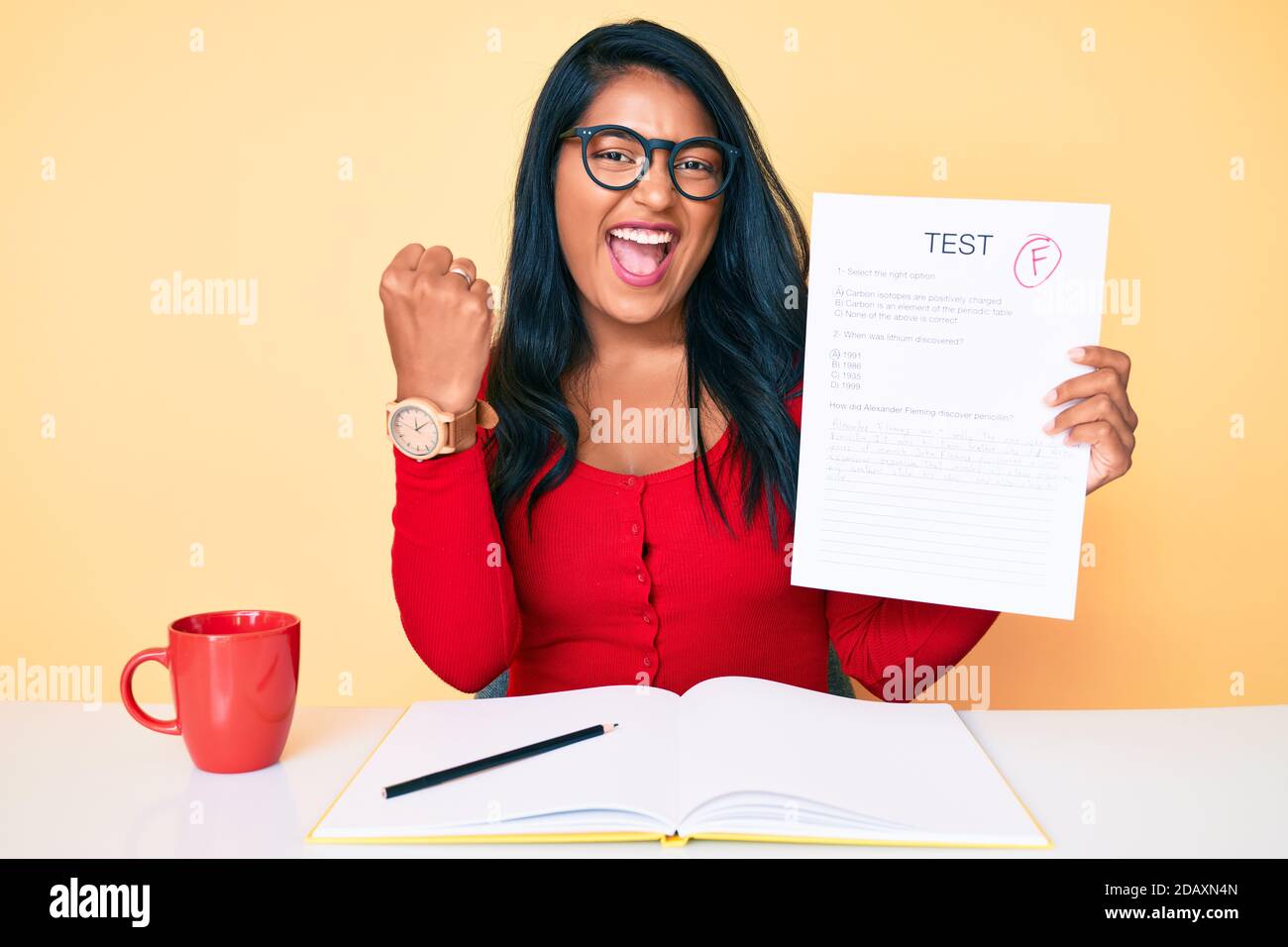 Celebrating exam success fun hi-res stock photography and images - Alamy