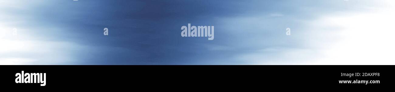 Realistic blue watercolor panoramic texture on white background ...