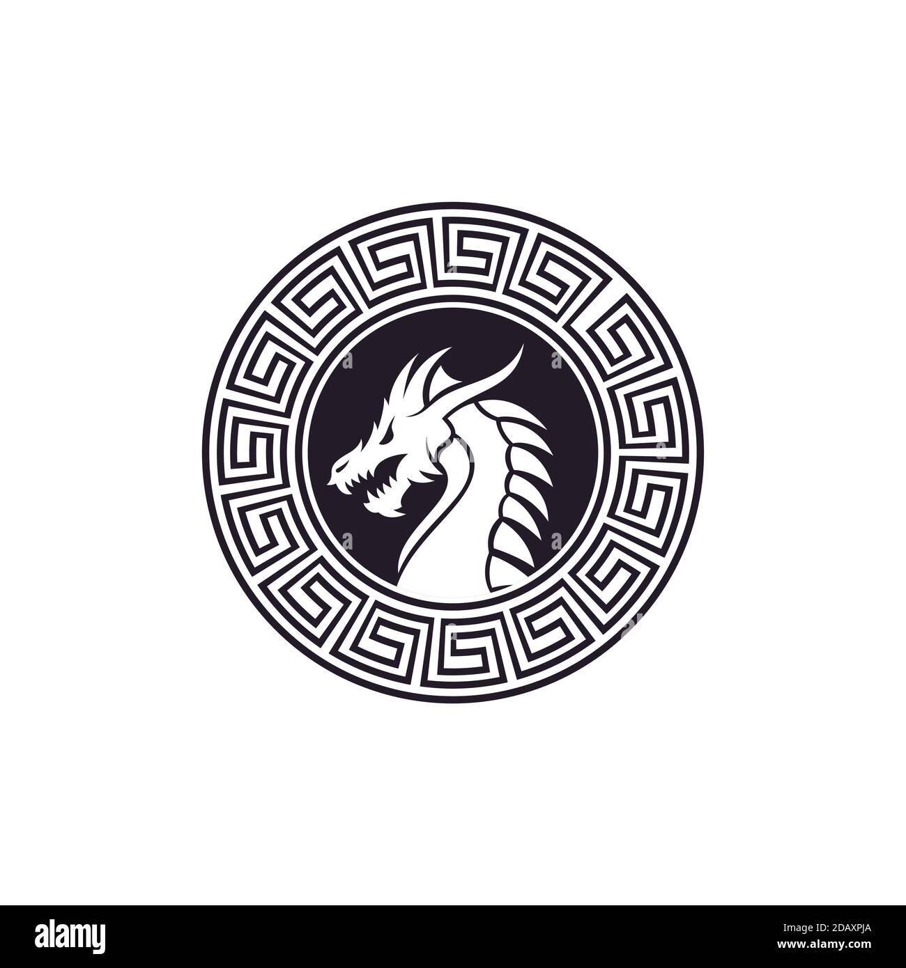Chinese Dragon Logo Design