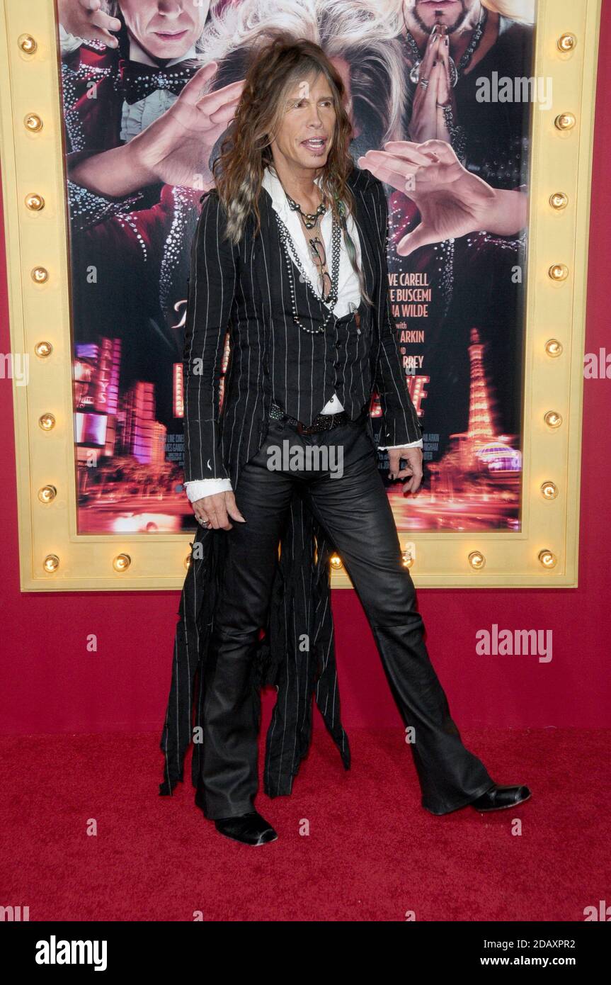 Steven Tyler at Premiere of The Incredible Burt Wonderstone held at the ...