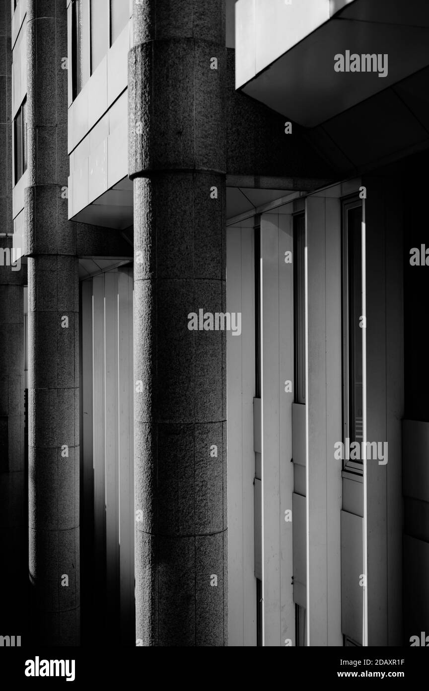 White office building over Black and White Stock Photos & Images - Alamy