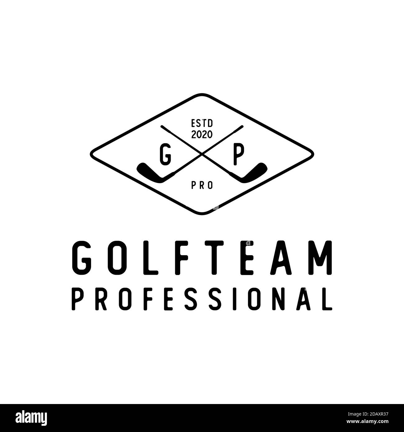 Retro Golf Logo 1,900+ Vintage Golf Logo Stock Illustrations,