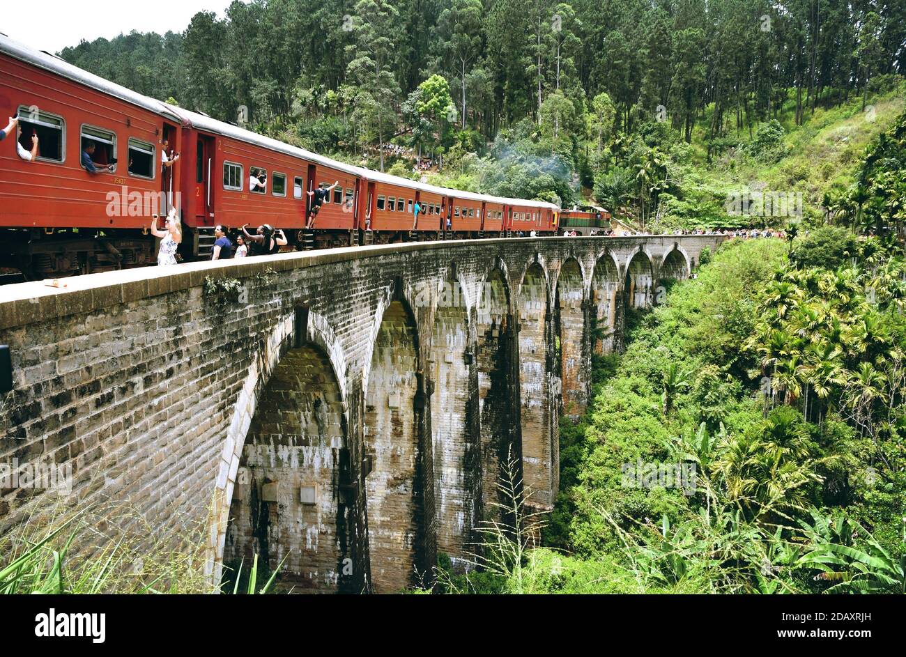 Nine Arches Demodara Bridge Stock Photo - Alamy