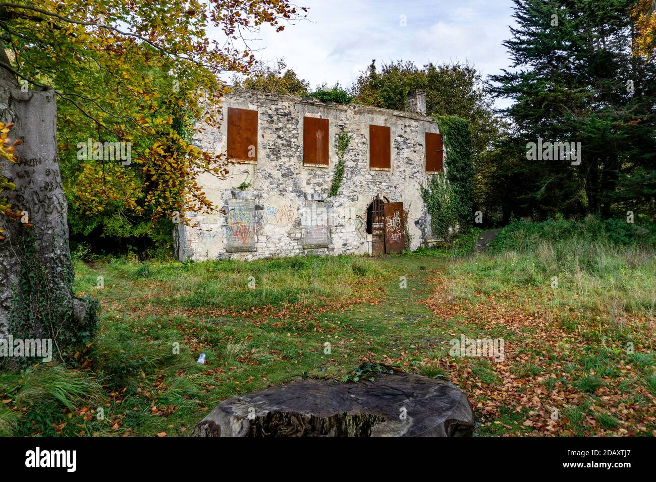 Palmerstown, Dublin, An old abandoned 18th century farmhouse in ...