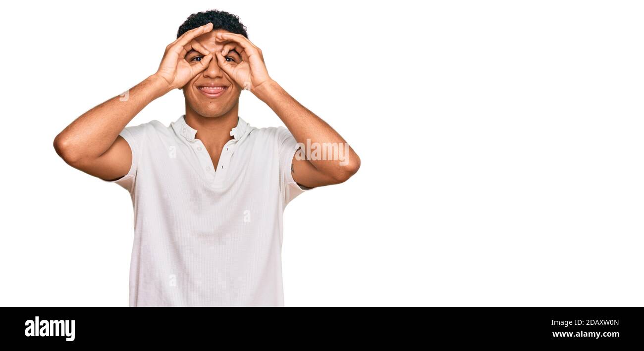 Funny fingers eyes mouth Cut Out Stock Images & Pictures - Alamy