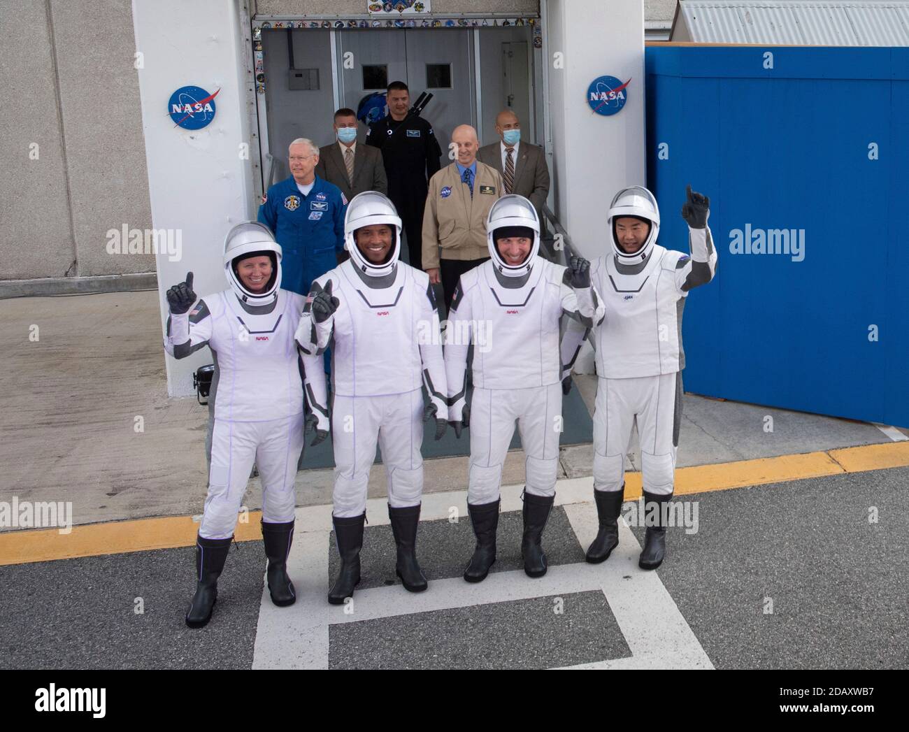 Astronauts wearing suits hi-res stock photography and images - Alamy