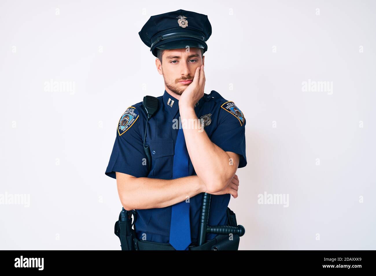 Bored policeman hi-res stock photography and images - Alamy