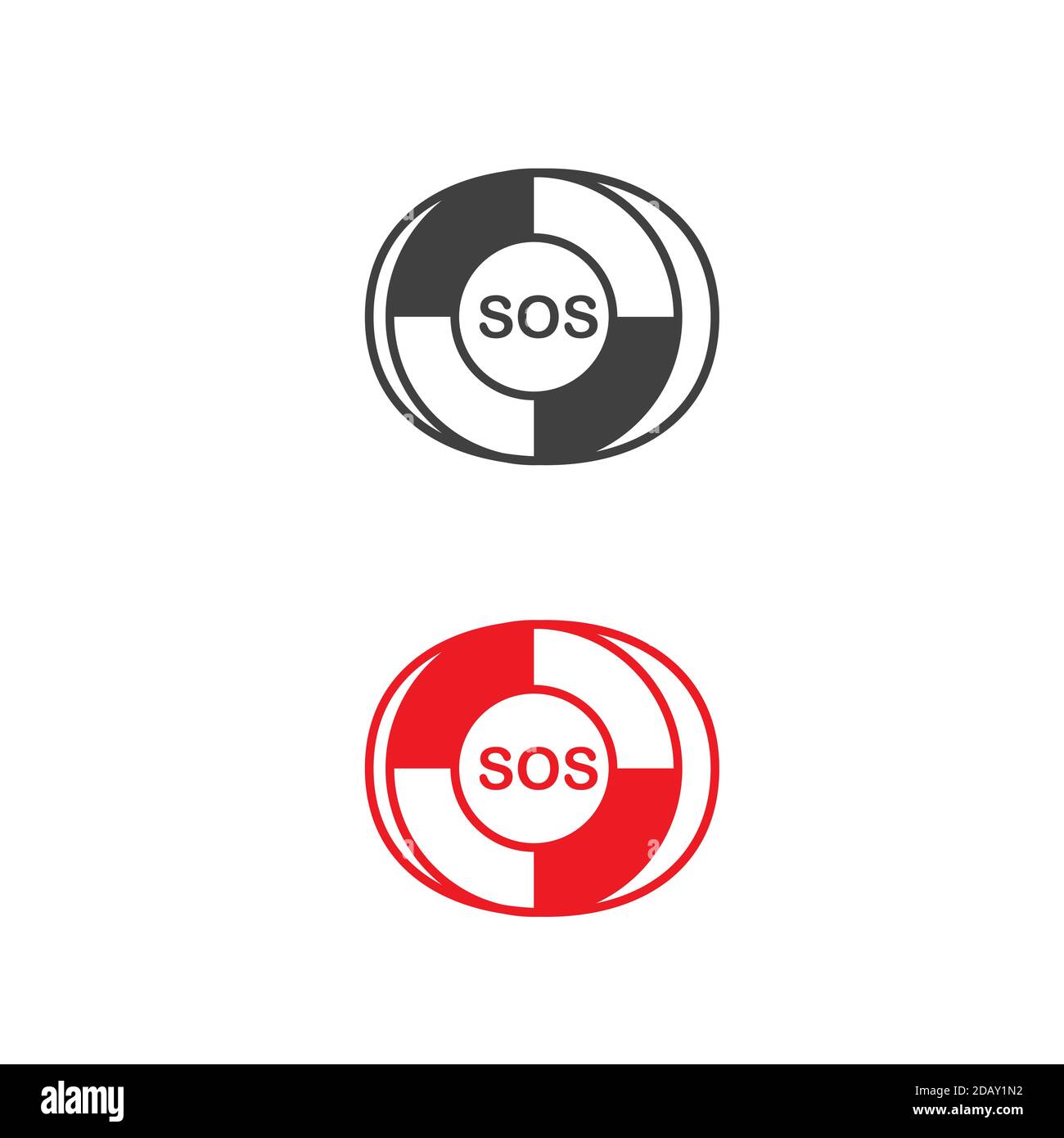 SOS Vector icon design illustration Template Stock Vector Image & Art ...