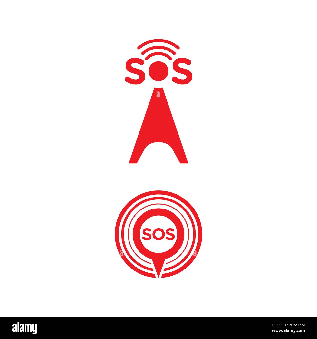 SOS Vector icon design illustration Template Stock Vector Image & Art ...
