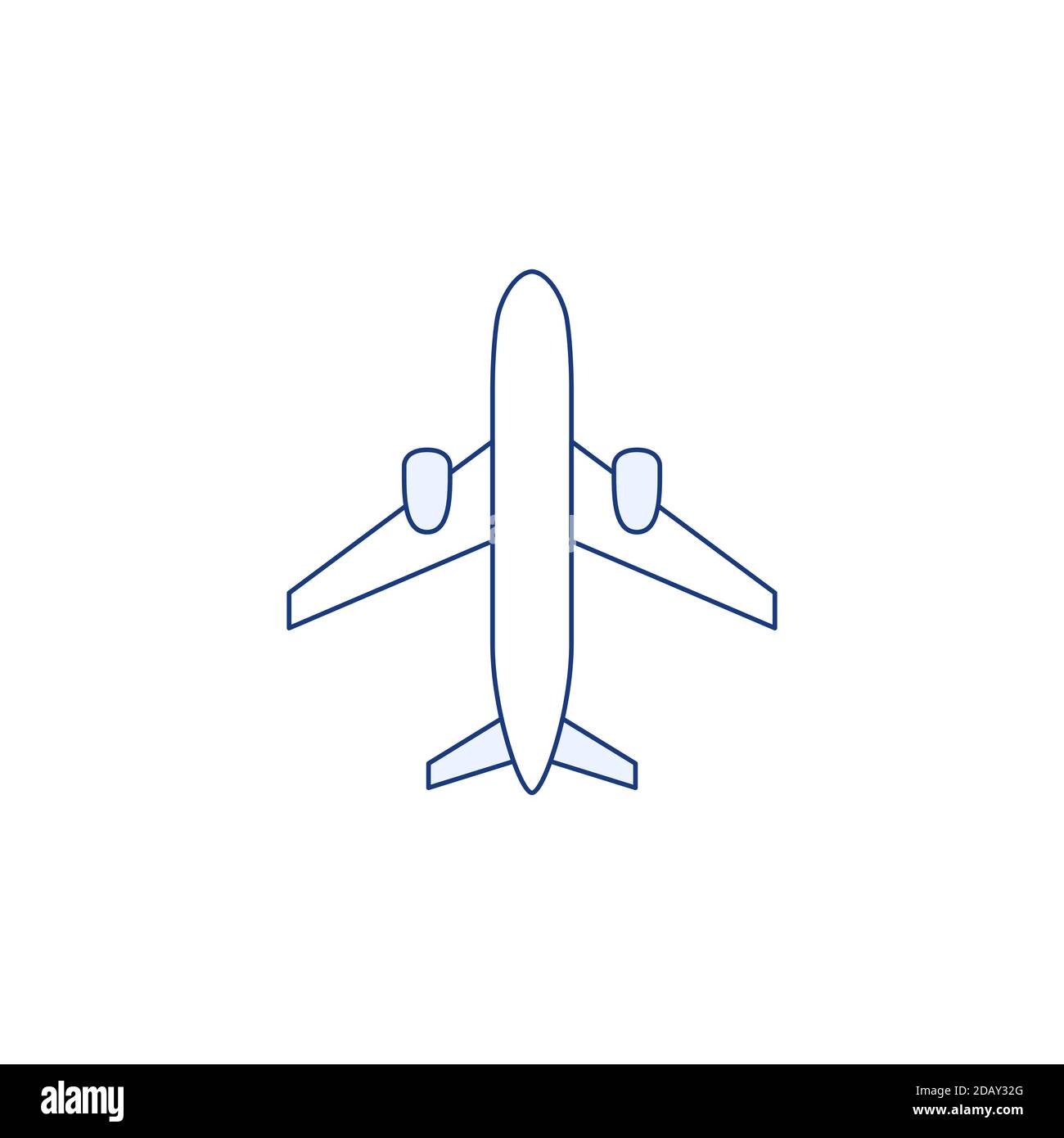 Jet Drawing Top View