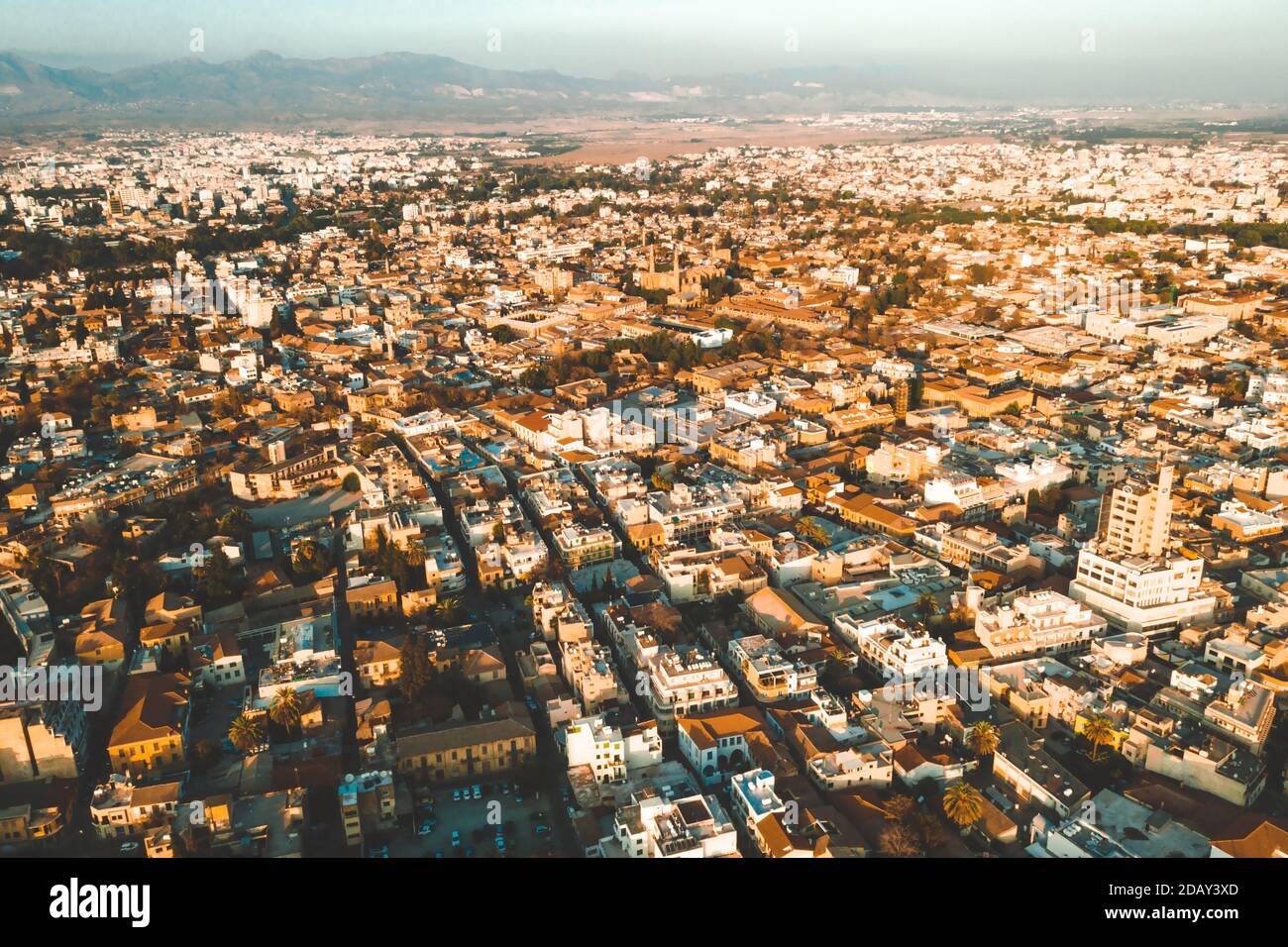 Aerial view of the ancient city Nicosia, Cyprus Stock Photo - Alamy