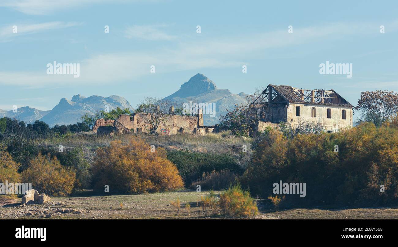 Window view collapsed ruined buildings hi-res stock photography and ...