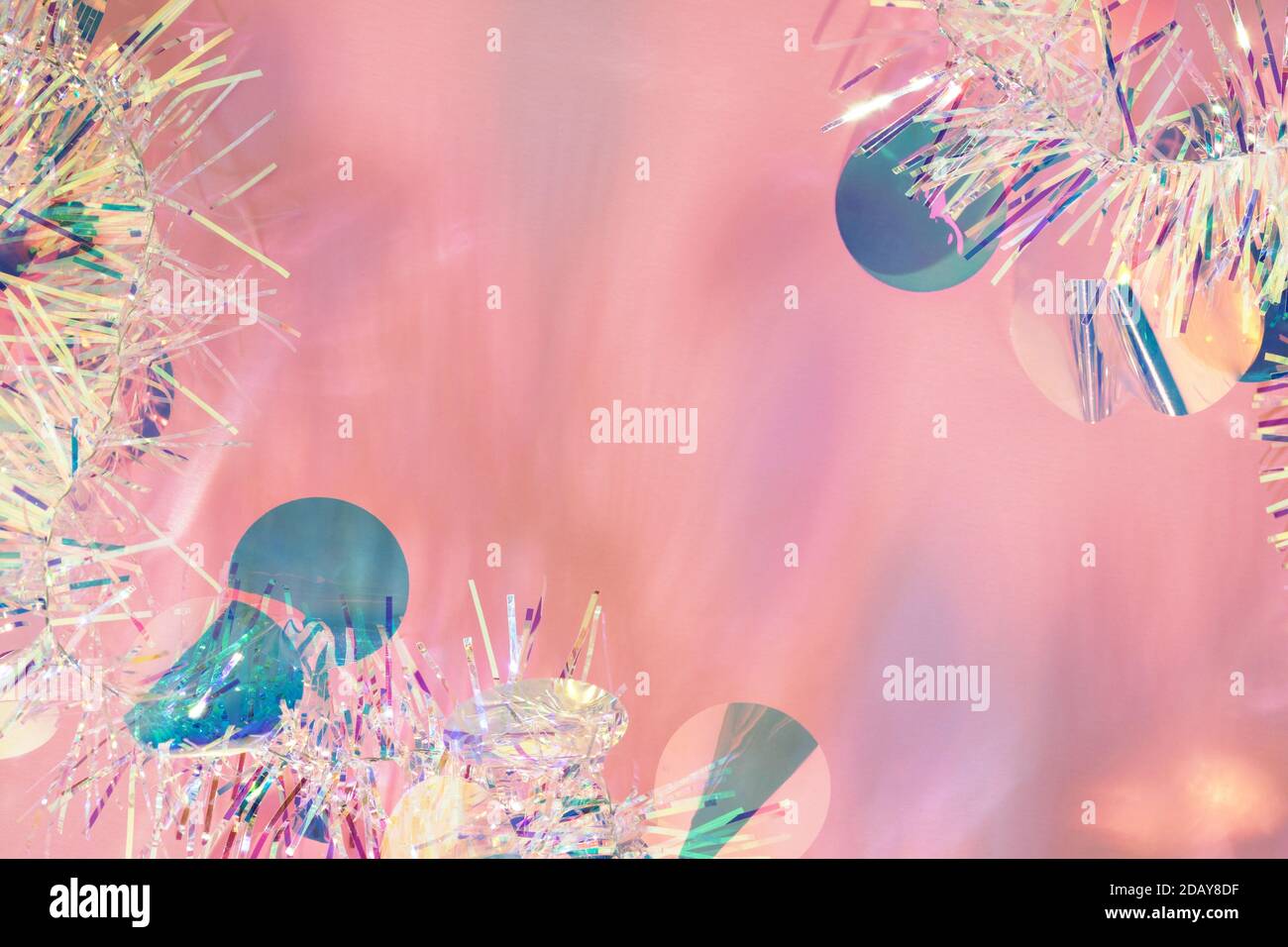 Tinsel border frame hi-res stock photography and images - Alamy