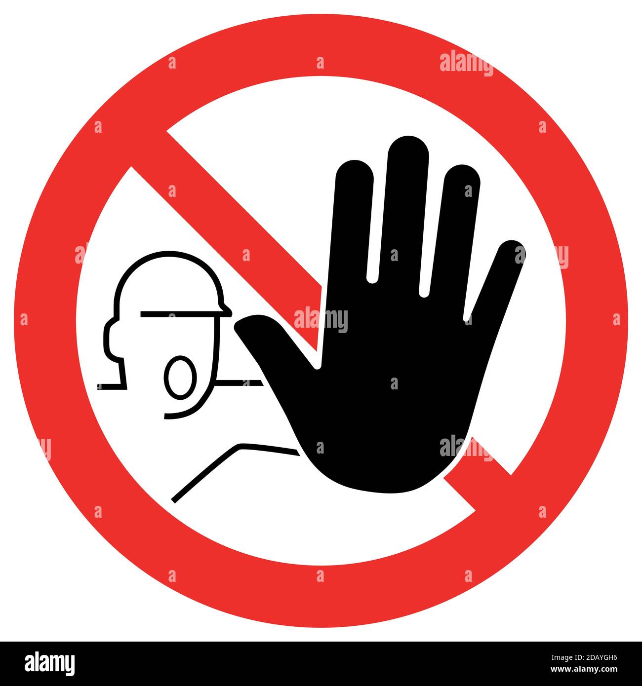 Stop Sign Hand Vector