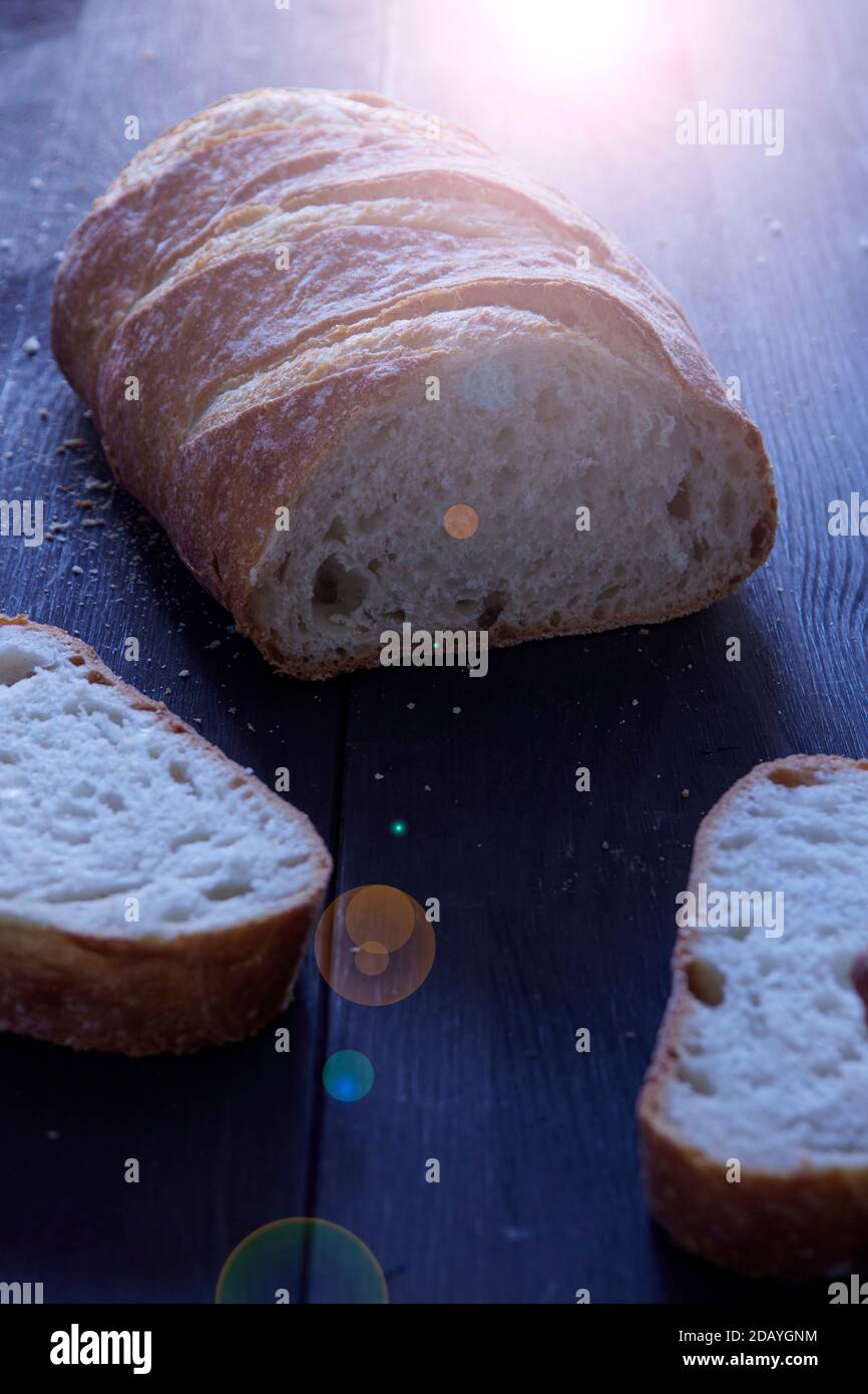A studio photo of a loaf of Bread Stock Photo - Alamy