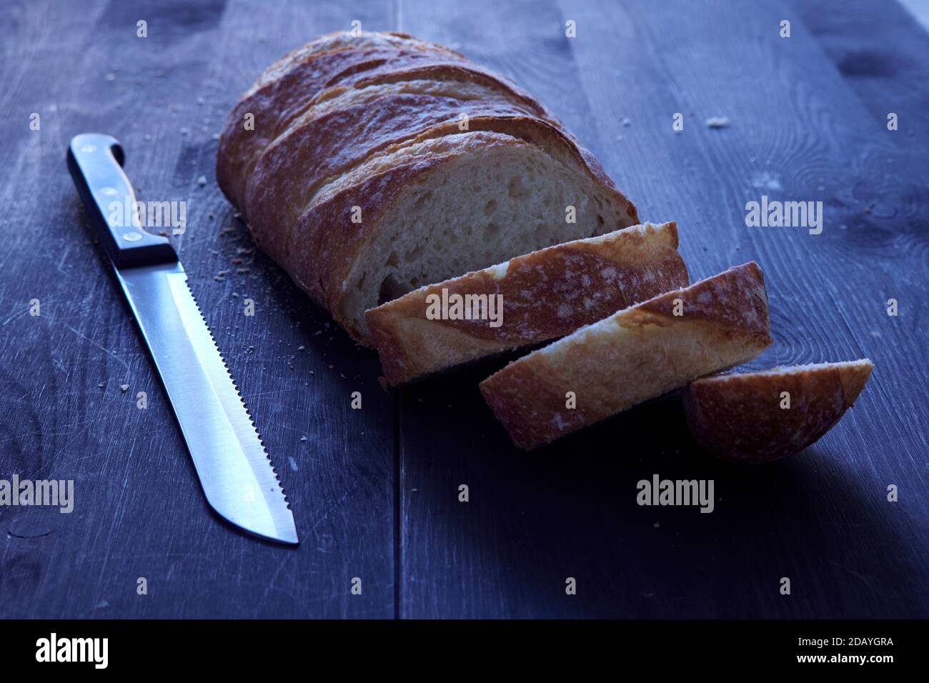 A studio photo of a loaf of Bread Stock Photo - Alamy