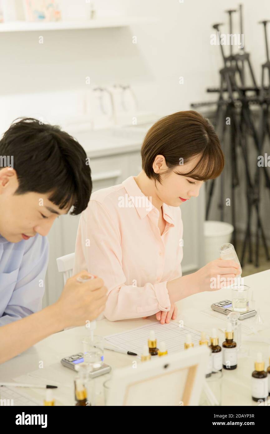 Making perfumes class, DIY concept 025 Stock Photo - Alamy