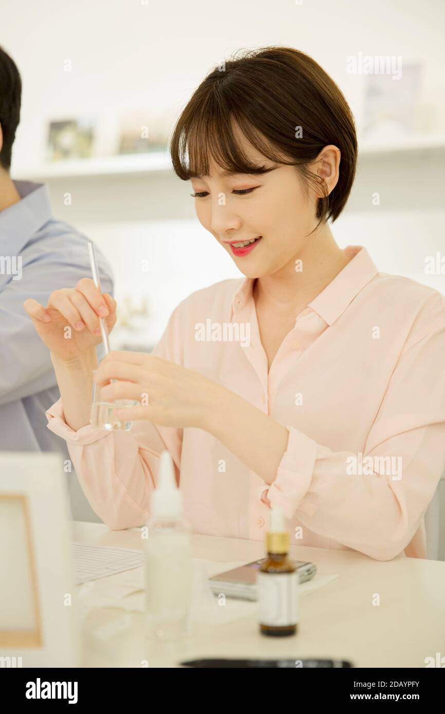 Making perfumes class, DIY concept 030 Stock Photo - Alamy