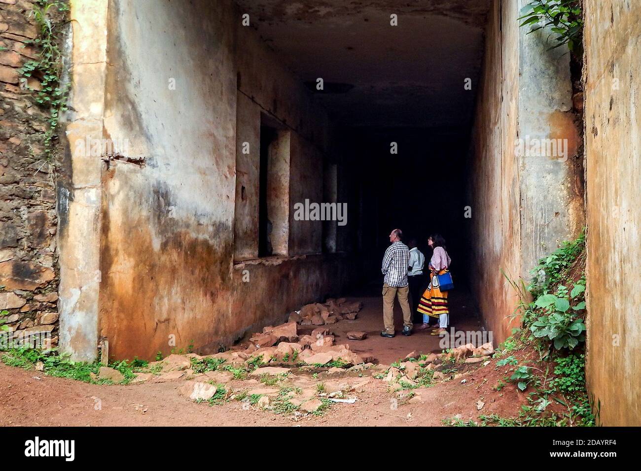 Tourists visit Lubiri Palace in Kampala, the capital of Uganda. The ...