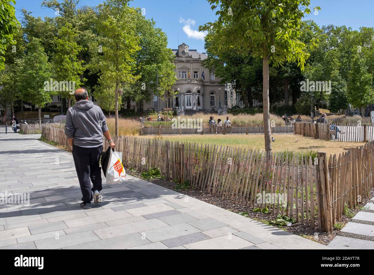 Illustration picture shows the Place Fernand Cocq - Fernand Cocqplein ...